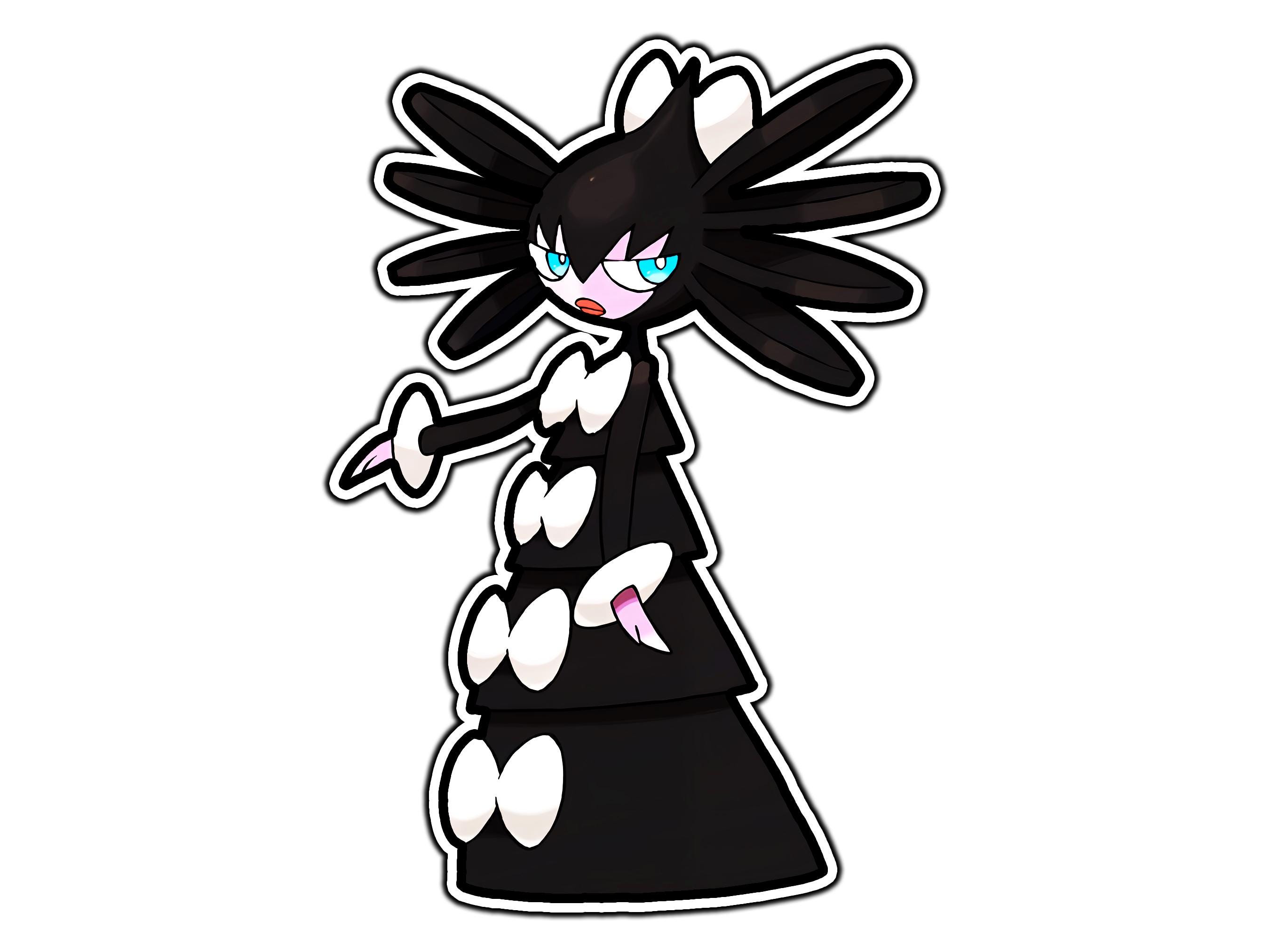Gothitelle Cute Anime Sticker | Waterproof Vinyl Decal for Laptop ...