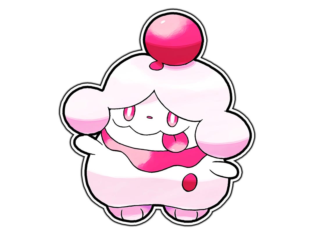 Slurpuff Cute Anime Sticker | Waterproof Vinyl Decal for Laptop, Water ...