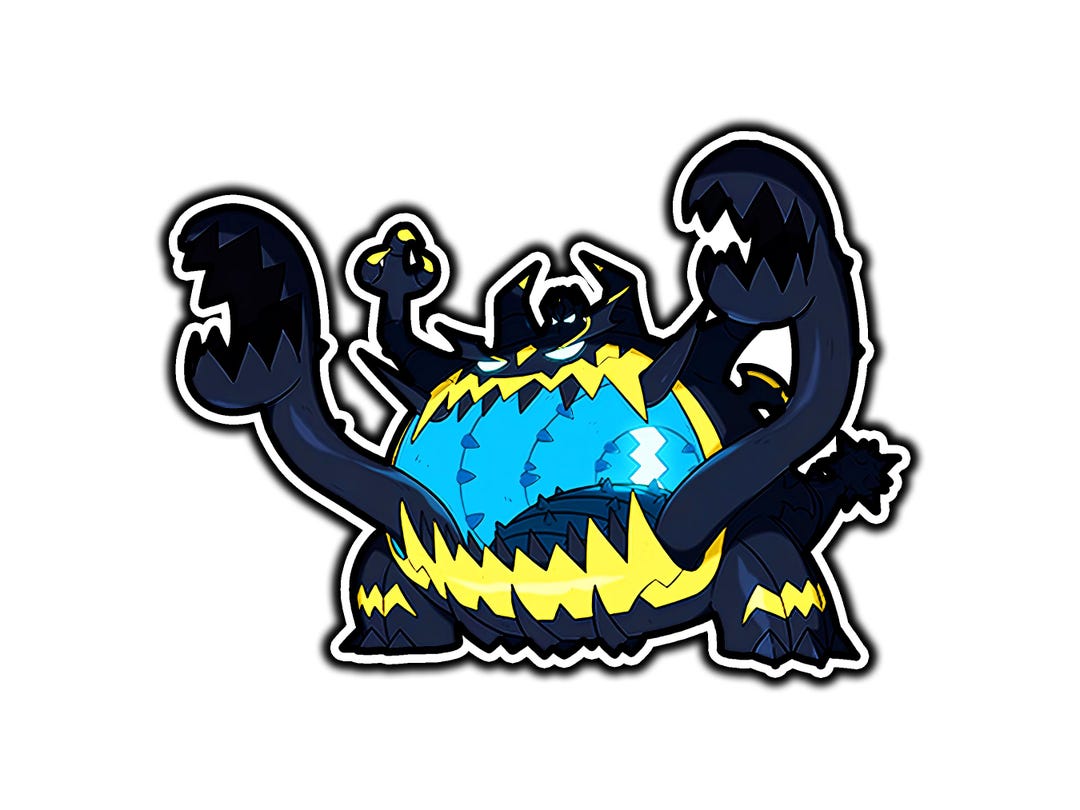 Guzzlord Cute Anime Sticker | Waterproof Vinyl Decal for Laptop, Water ...