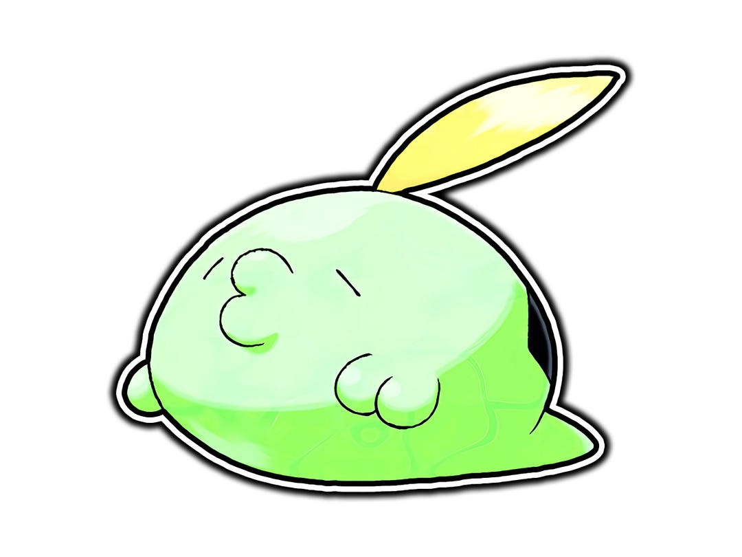 Gulpin Cute Anime Sticker Waterproof Vinyl Decal For Laptop Water