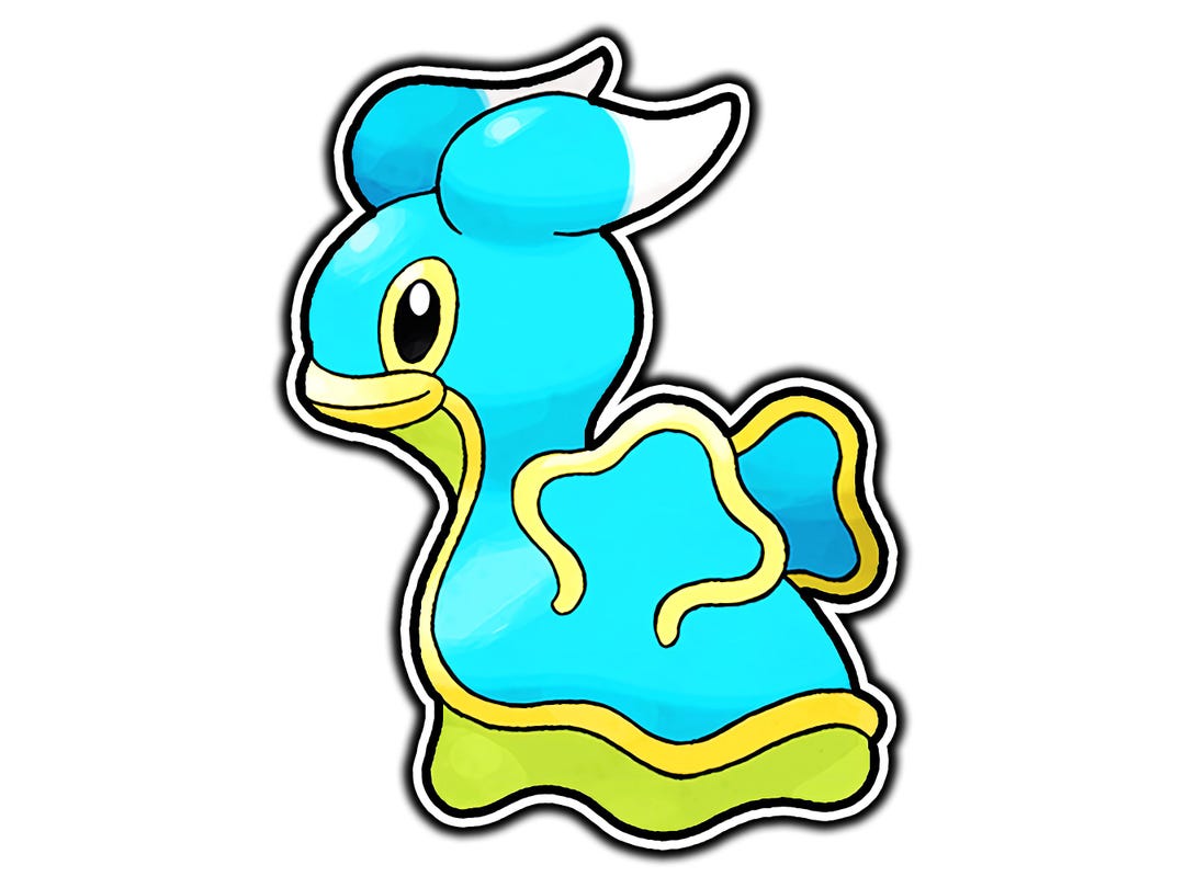 Blue Shellos Cute Anime Sticker | Waterproof Vinyl Decal for Laptop ...
