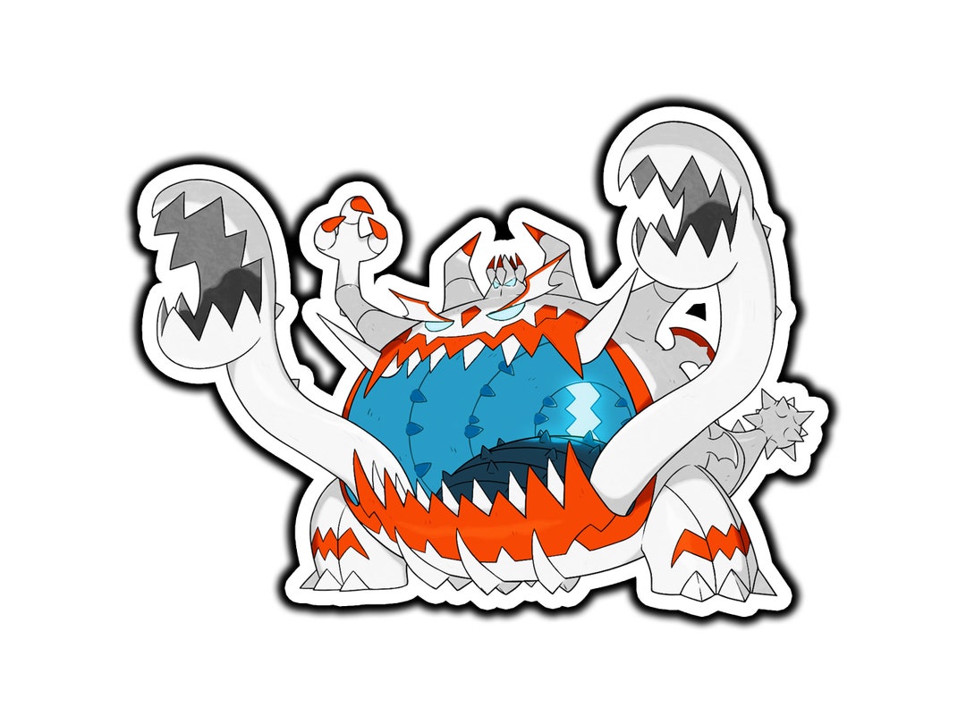 Shiny Guzzlord Cute Anime Sticker | Waterproof Vinyl Decal for Laptop ...