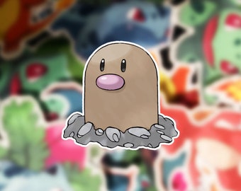 Diglett Sticker - Etsy