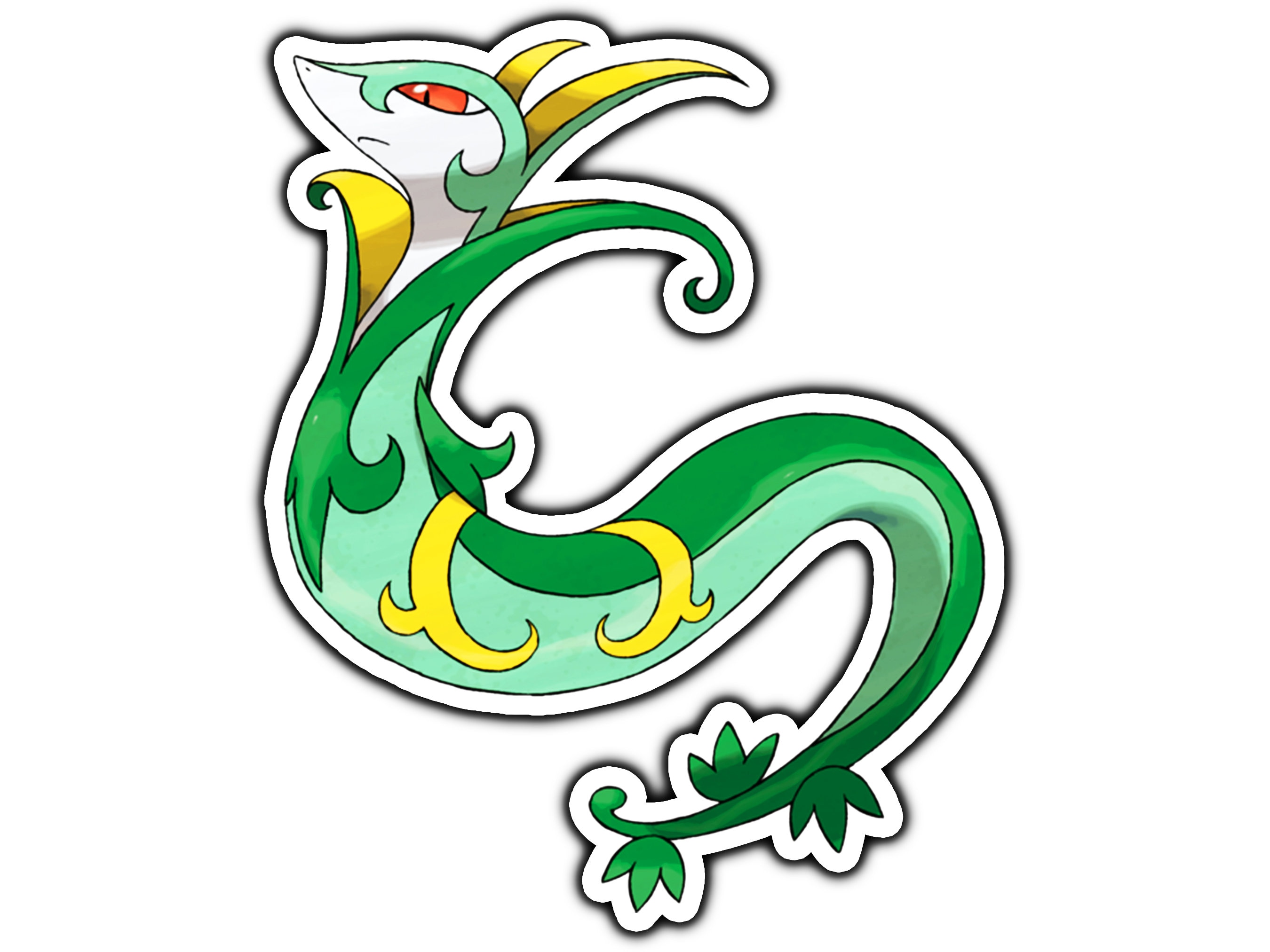 Pokemon Serperior Coloring Pages