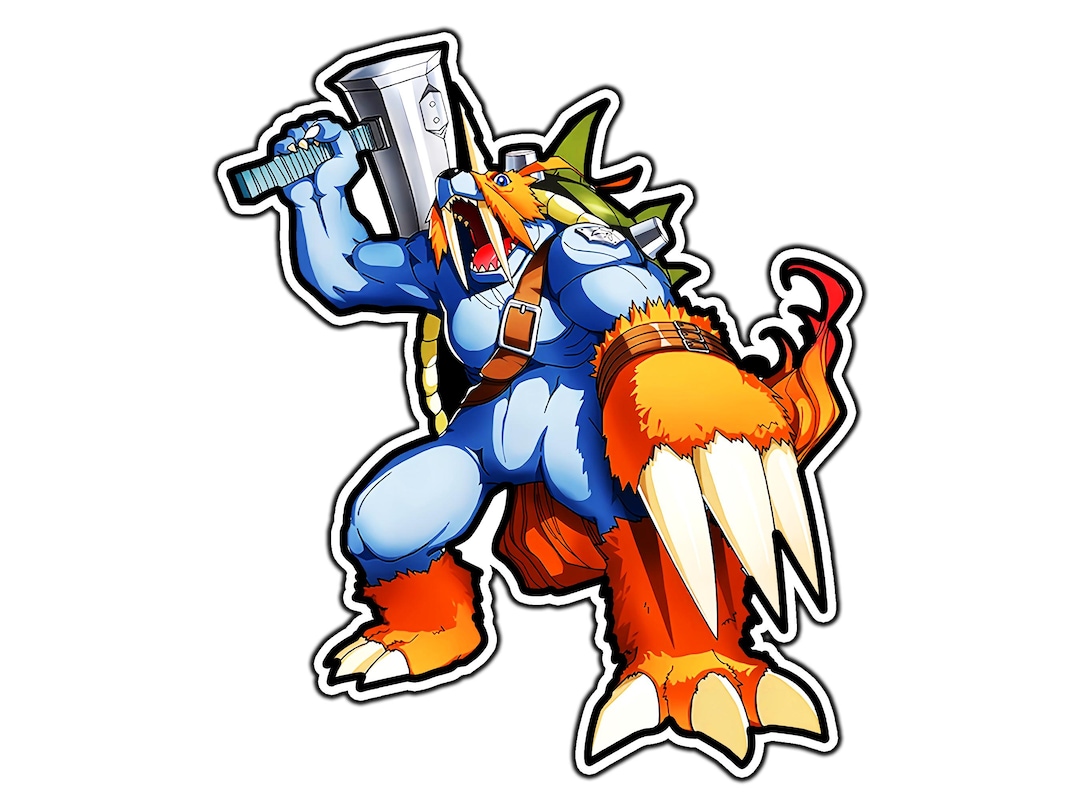 Zudomon Anime Sticker | Waterproof Vinyl Decal for Laptop, Water Bottle ...