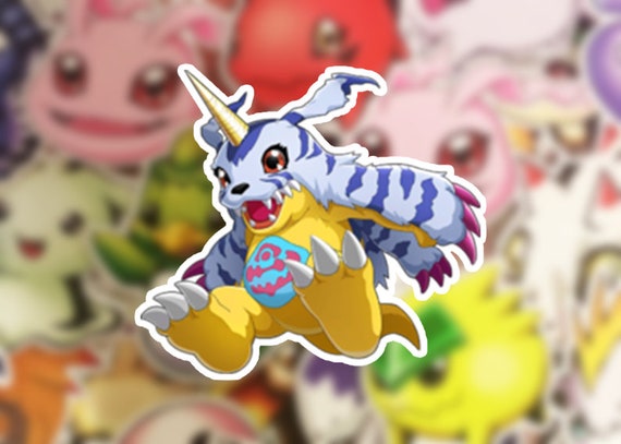 Gabumon Sticker Water Resistant Vinyl Sticker - Etsy