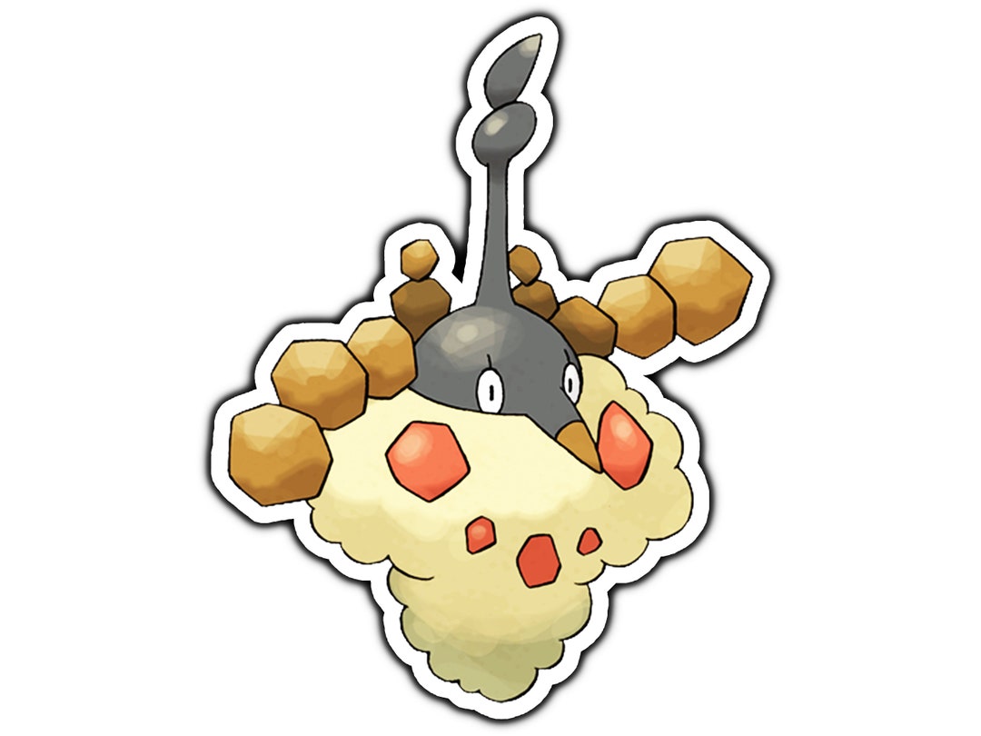 Wormadam Sandy Cloak Sticker Water Proof, Weather Proof, Vinyl Sticker ...