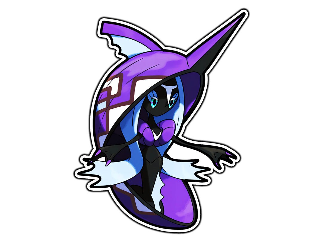 Tapu Fini Cute Anime Sticker | Waterproof Vinyl Decal for Laptop, Water ...