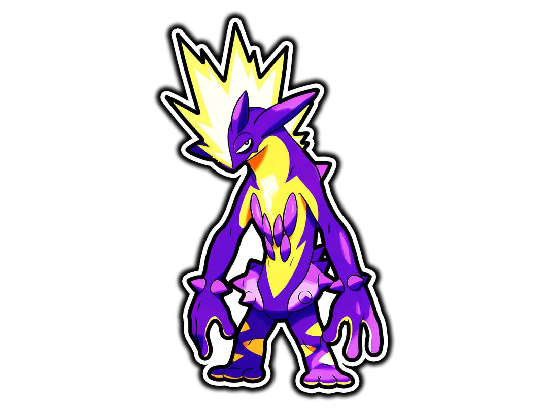 Toxtricity Sticker | Die-cut, Water Proof, Weather Proof, Vinyl Sticker ...