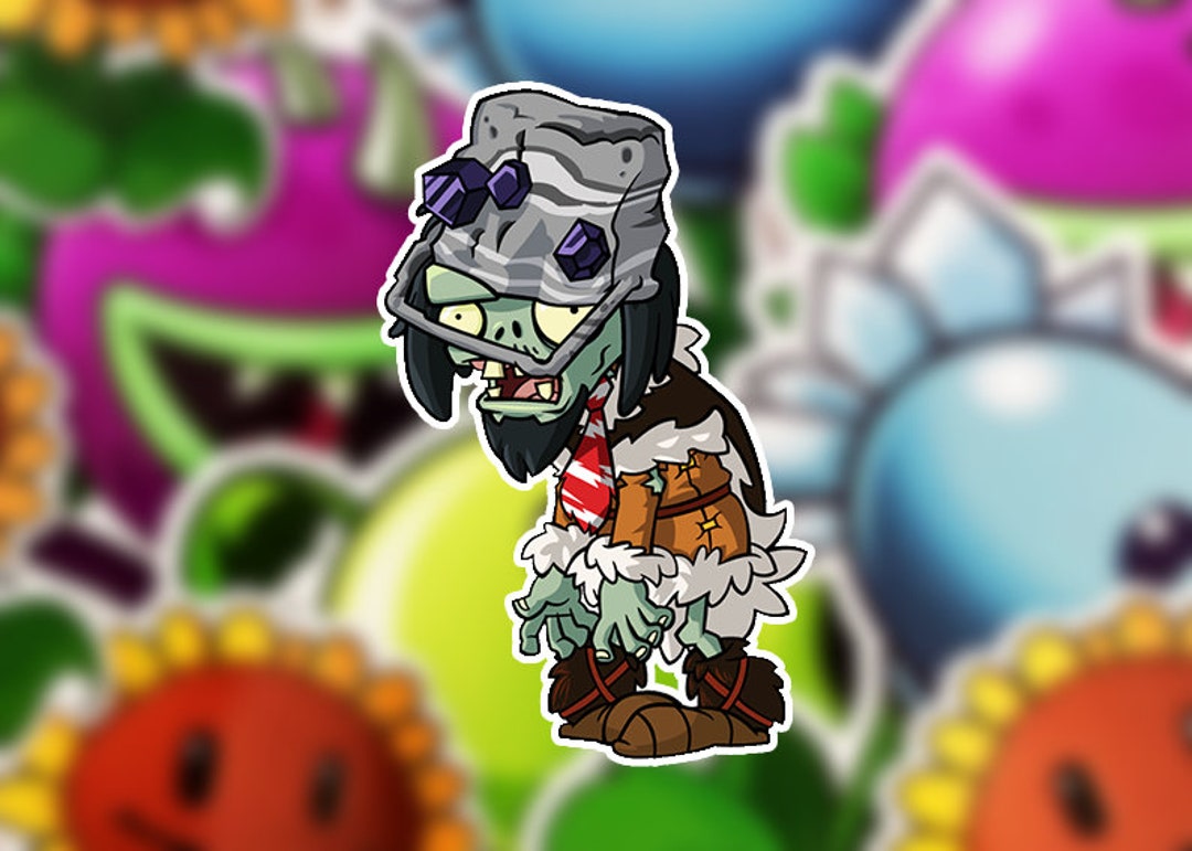 Cave Buckethead Zombie Sticker Water Resistant Vinyl Sticker - Etsy