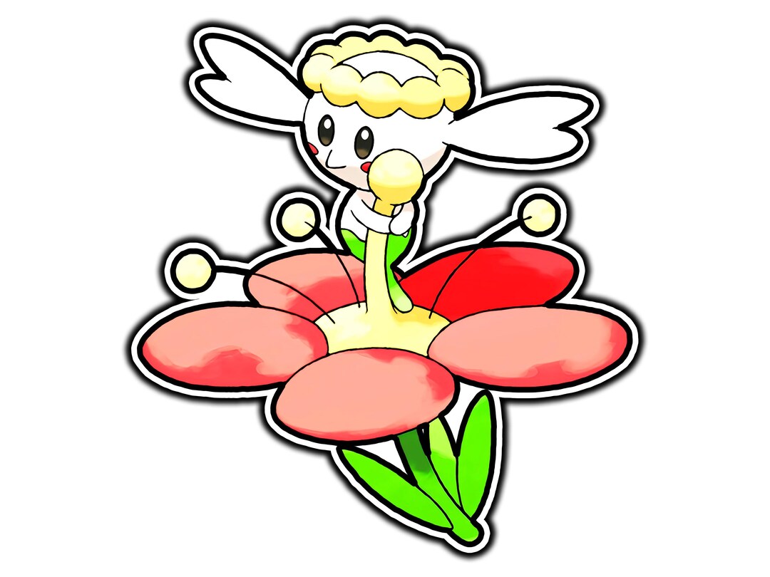 Flabébé Cute Anime Sticker | Waterproof Vinyl Decal for Laptop, Water ...