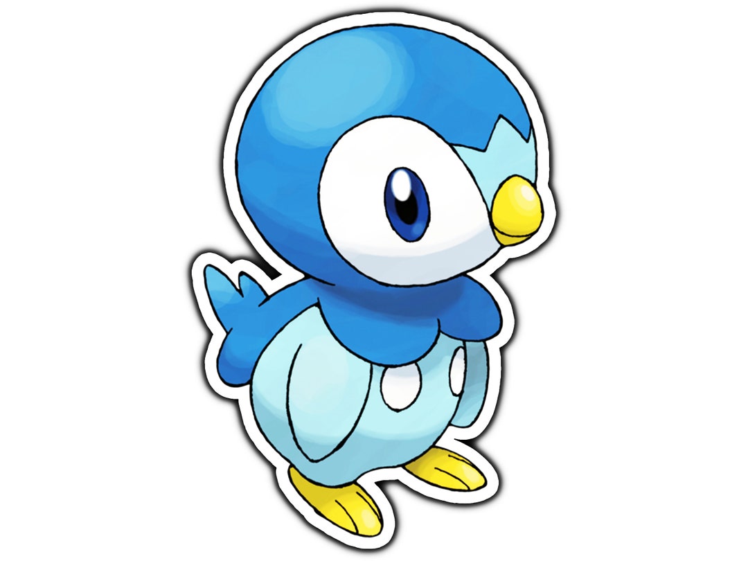 Piplup Sticker Water Proof, Weather Proof, Vinyl Sticker Decal, Gifts ...