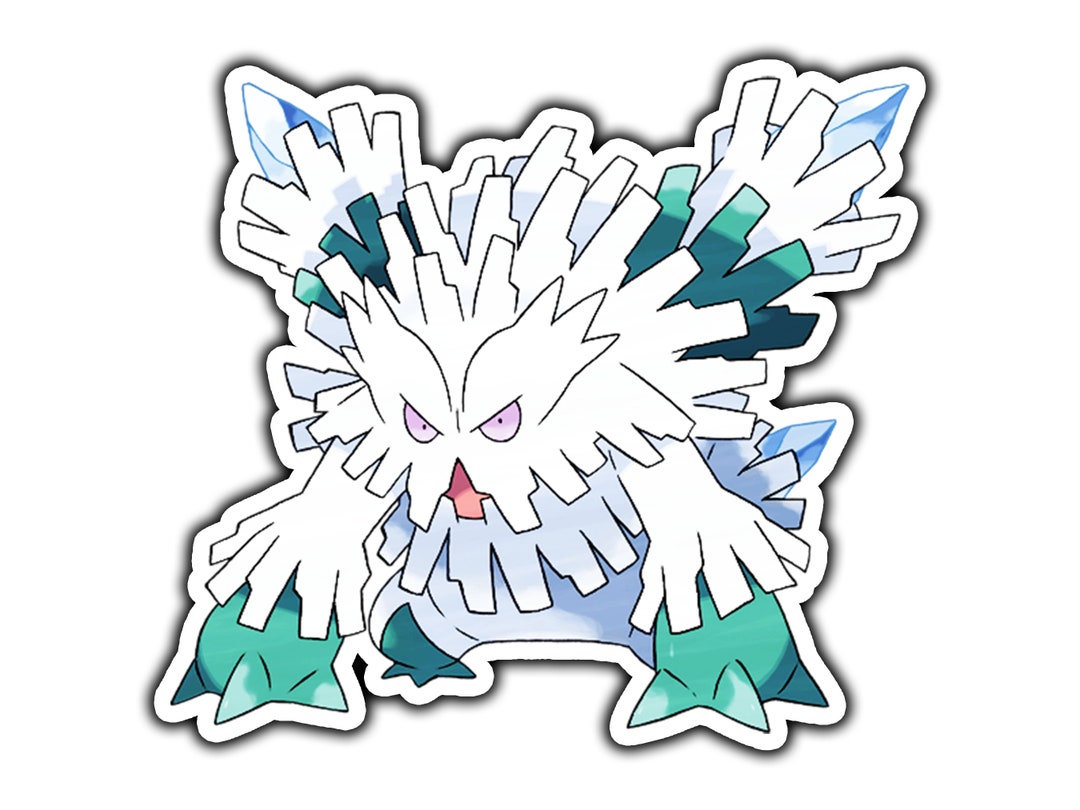Mega Abomasnow Sticker Water Proof, Weather Proof, Vinyl Sticker Decal ...