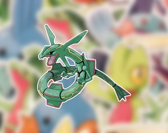 Rayquaza Vinyl Sticker | Etsy