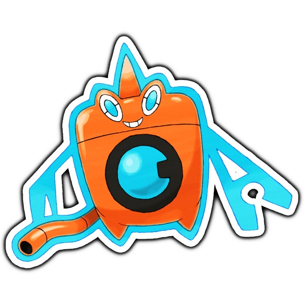 Rotom Vinyl Decal - Etsy