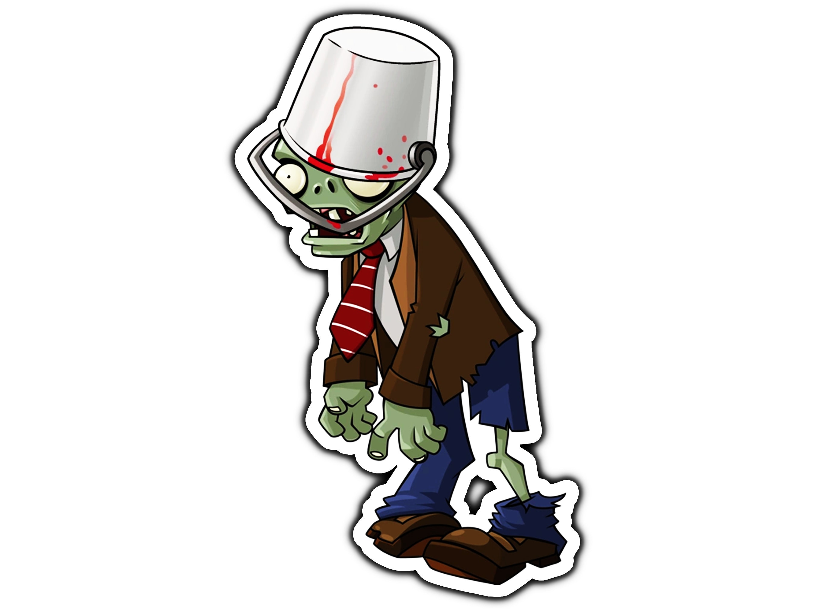 Plants Vs Zombies Buckethead Zombie