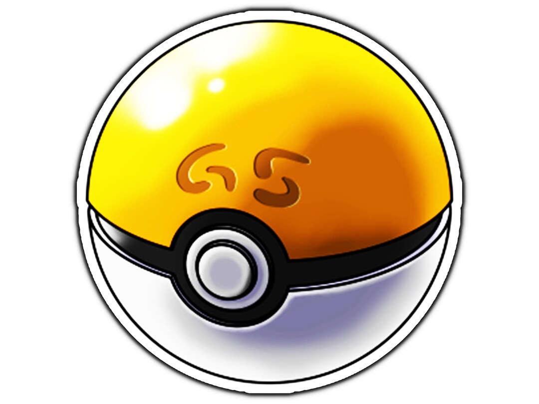GS Ball Poke Ball Sticker Water Proof Weather Proof - Etsy