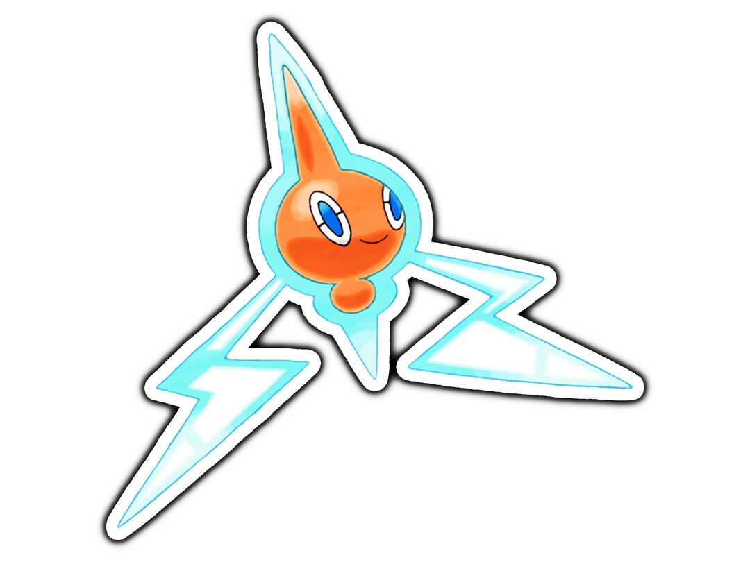 Rotom Sticker Water Proof, Weather Proof, Vinyl Sticker Decal, Gifts ...
