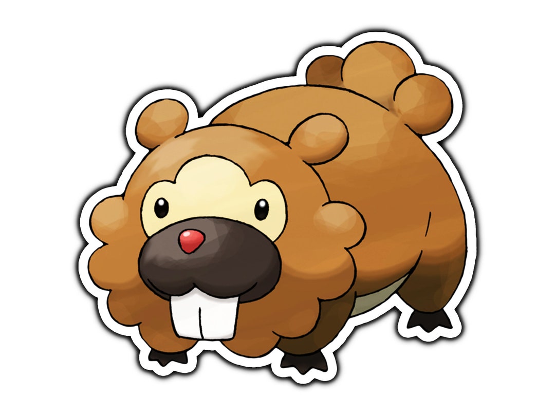 Bidoof Sticker Water Proof Weather Proof Vinyl Sticker - Etsy