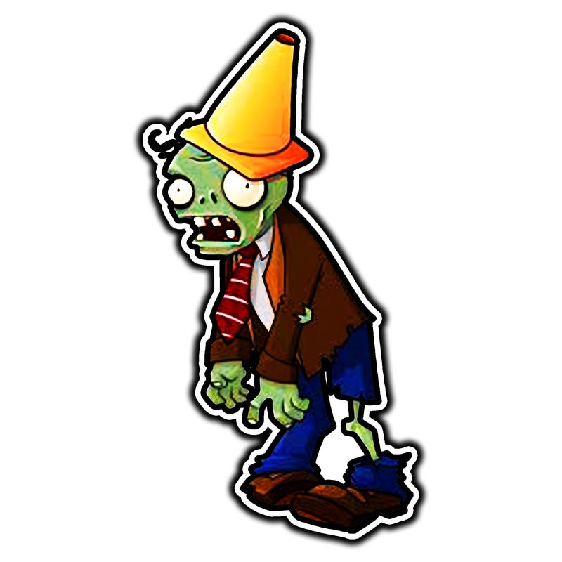 Zombie Car Decal - Etsy