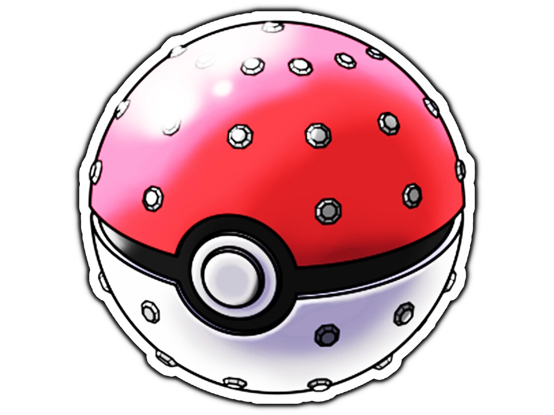 Diamond Poke Ball Poke Ball Sticker Water Proof Weather - Etsy