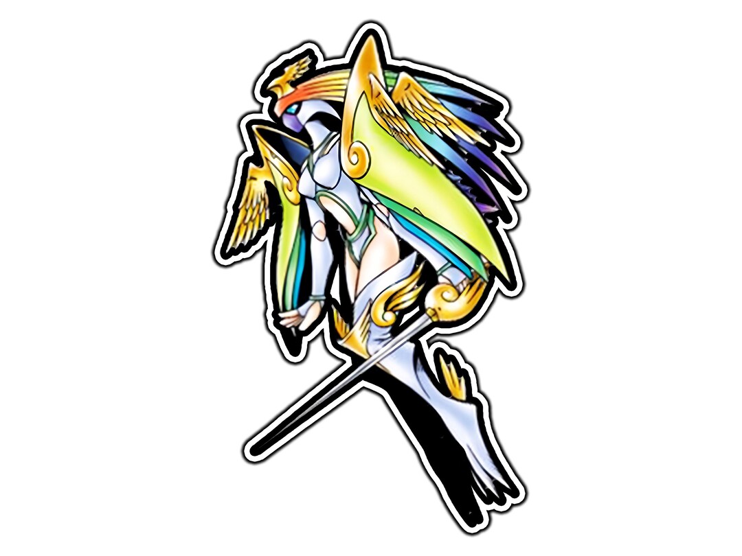 Ancient Irismon Anime Sticker | Waterproof Vinyl Decal for Laptop ...