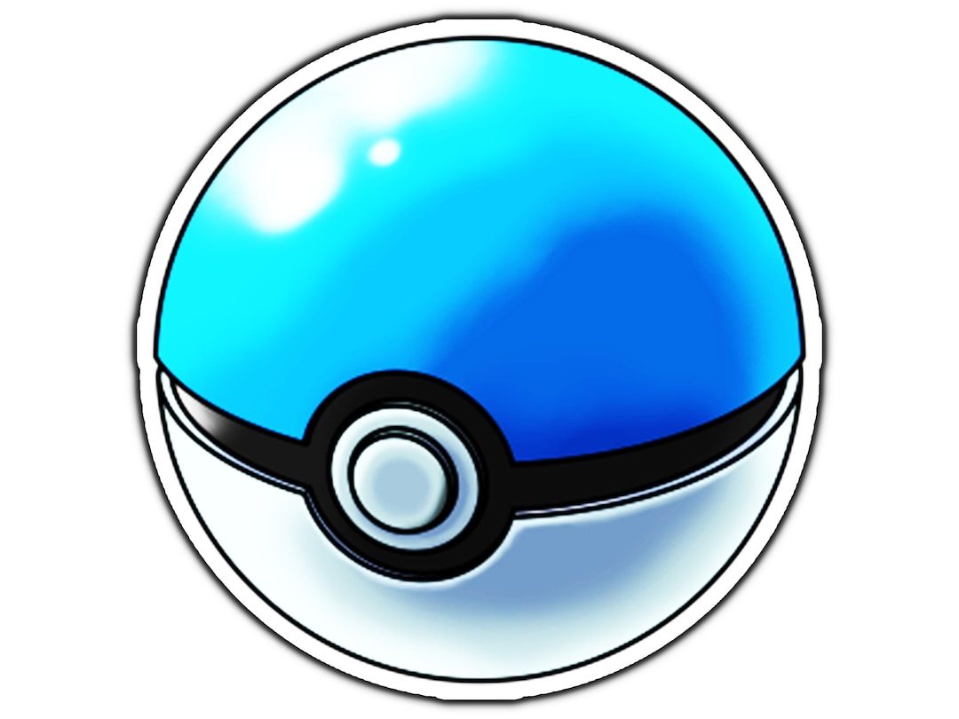Transfer Ball Poke Ball Sticker Water Proof Weather - Etsy