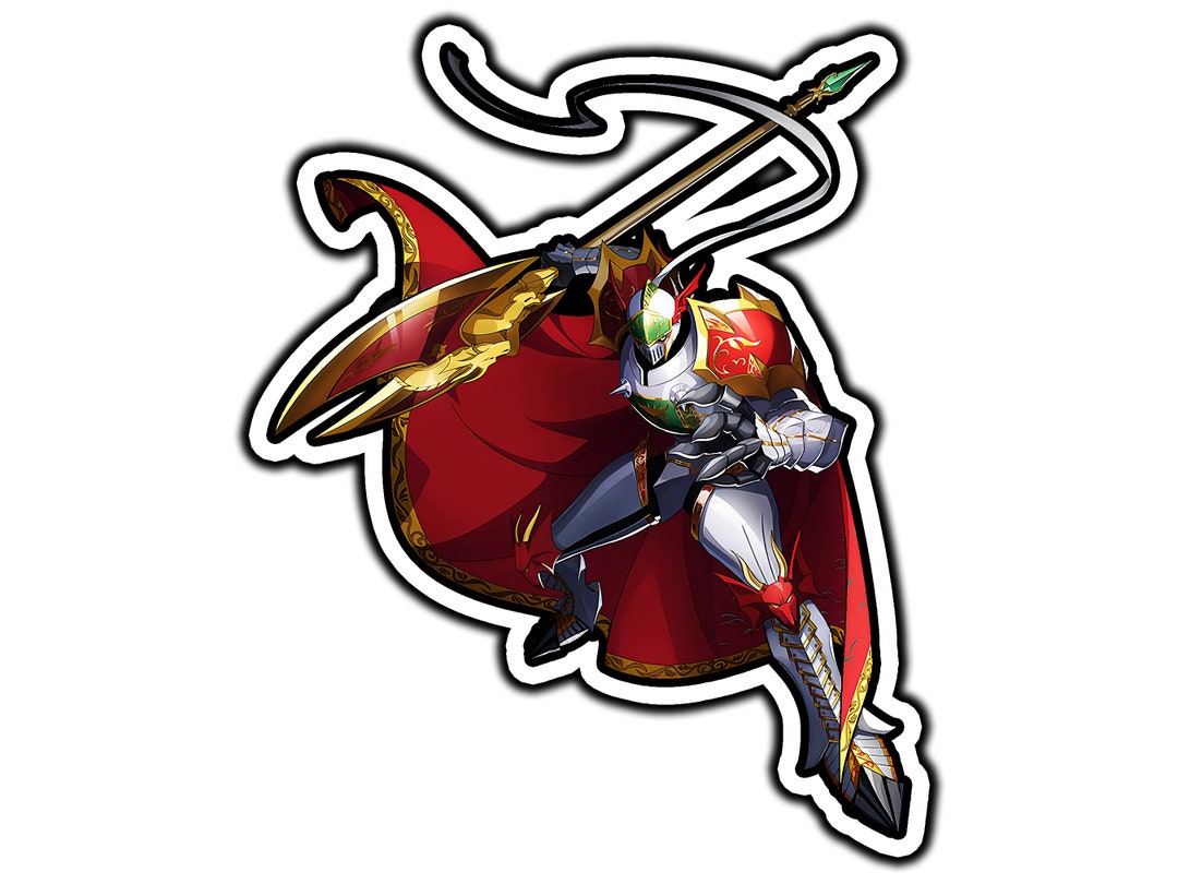 Medieval Gallantmon Sticker | Die-cut, Water Proof, Weather Proof ...