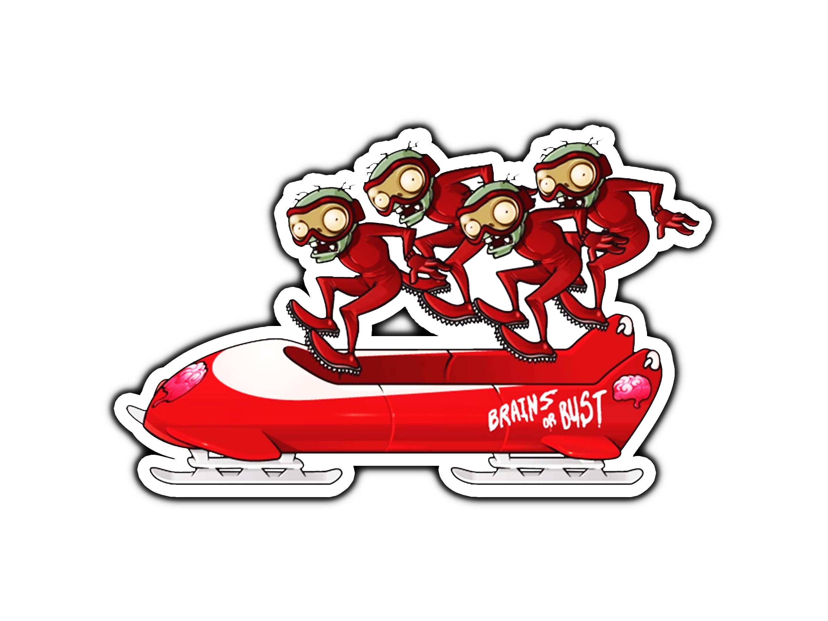 Plants Vs Zombies Zombie Bobsled Team