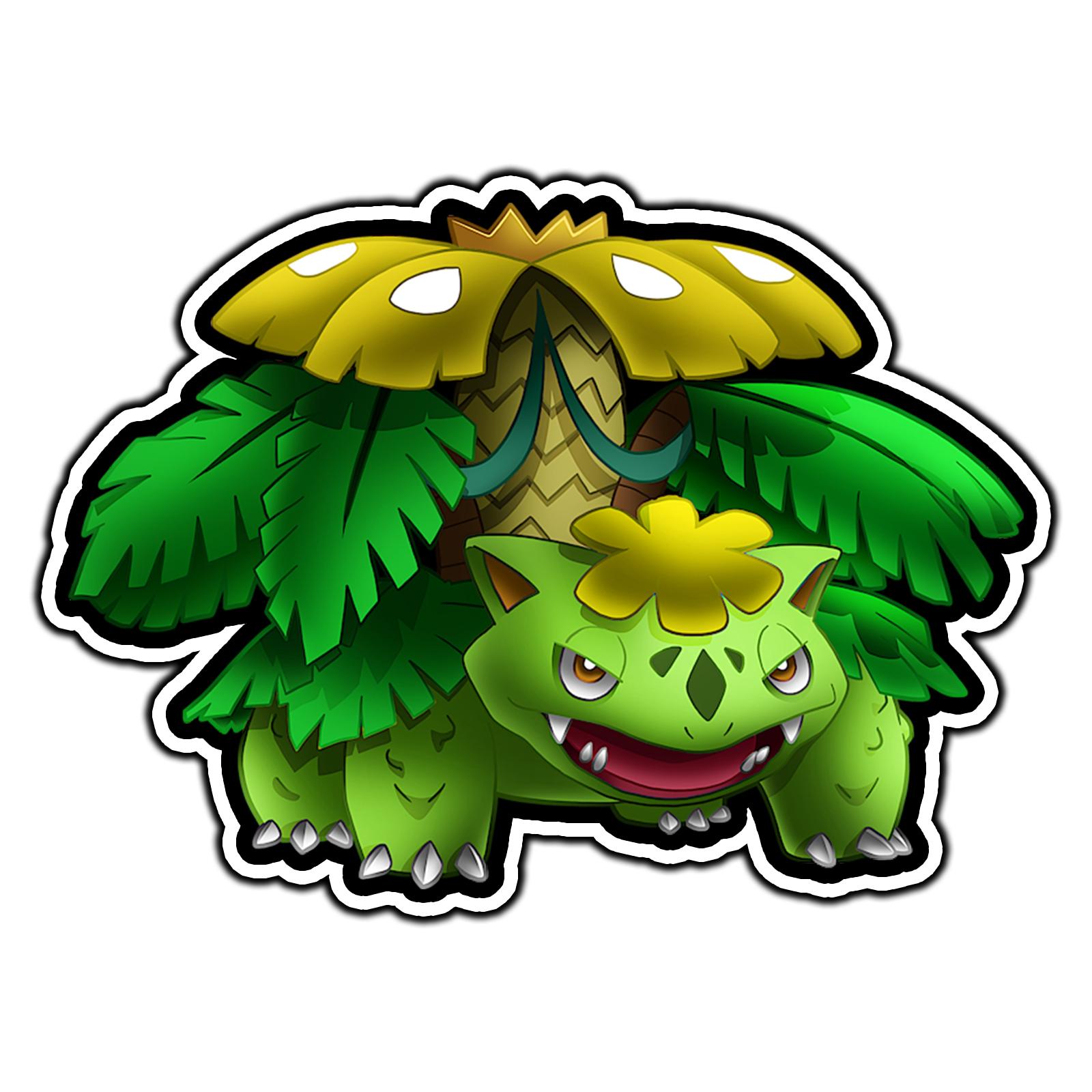 Shiny Mega Venusaur Cute Anime Sticker | Waterproof Vinyl Decal for ...