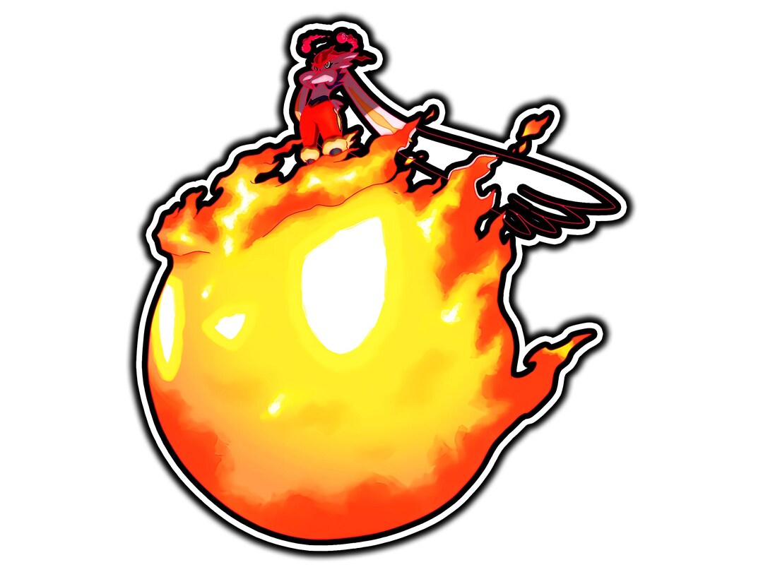 Cinderace Gigantamax Cute Anime Sticker | Waterproof Vinyl Decal for ...