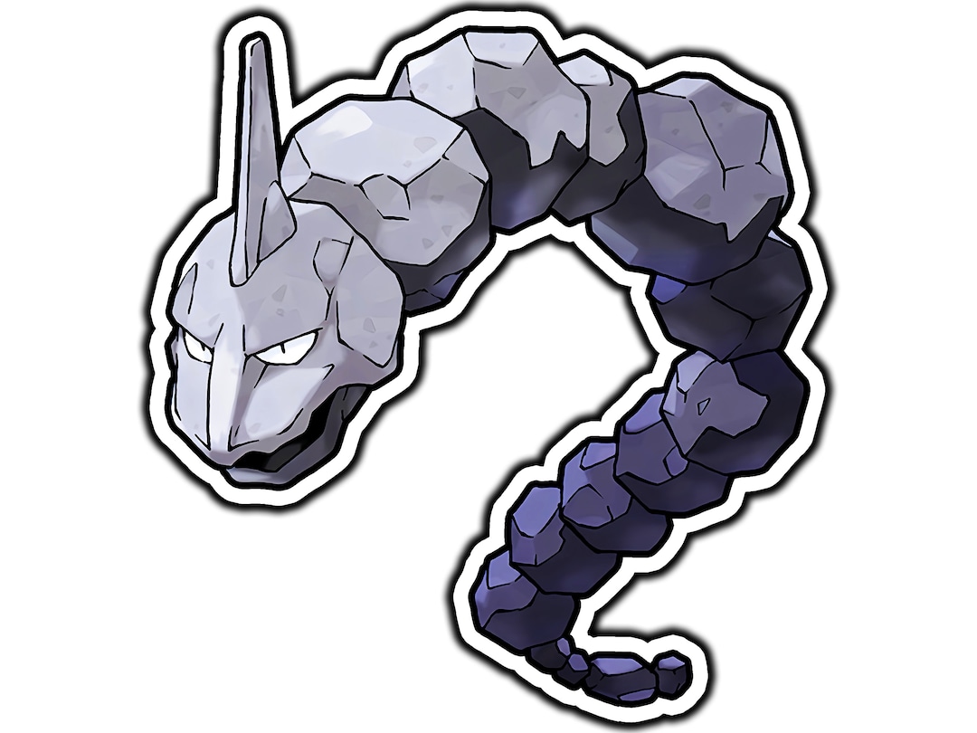 Onix Cute Anime Sticker | Waterproof Vinyl Decal for Laptop, Water ...