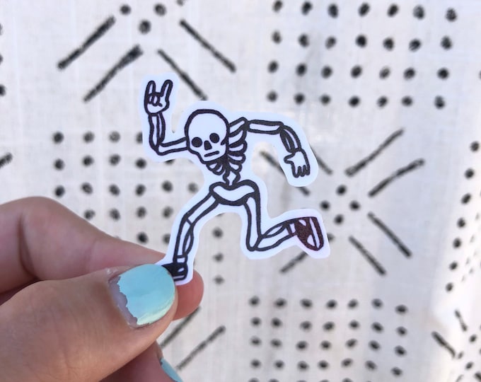 Skeleton Sticker - Etsy