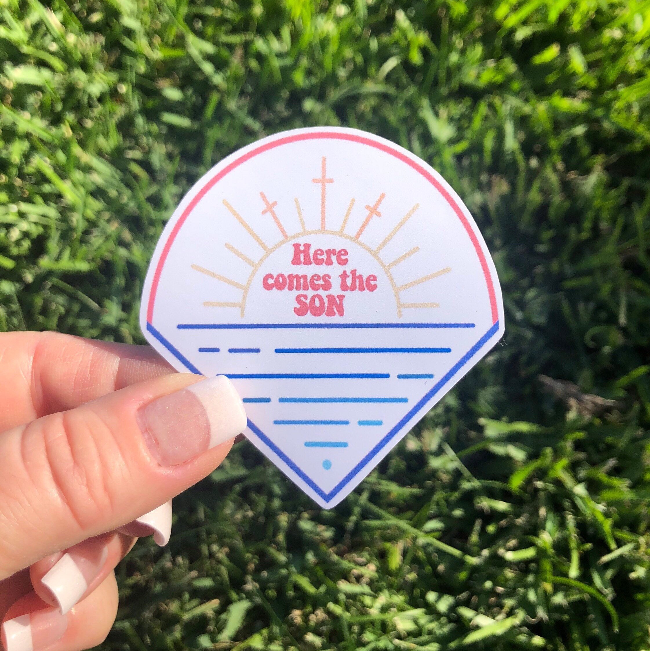 Here Comes the SON Sticker - Etsy