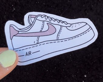 Air Force 1 Sticker Violet - Etsy