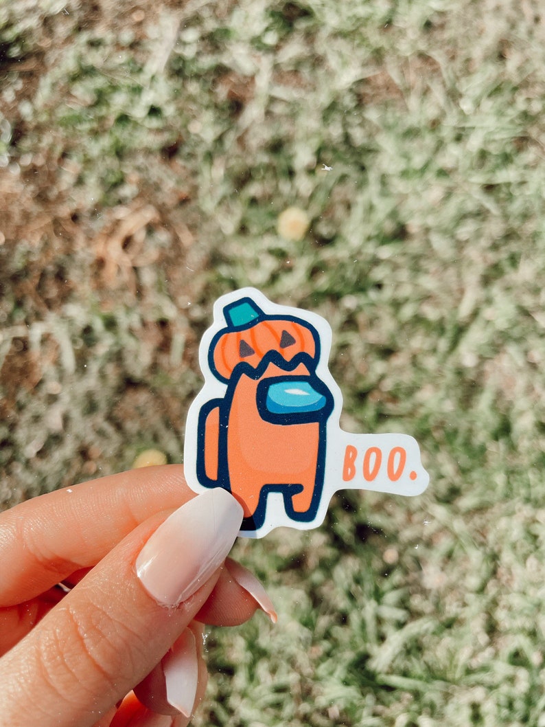 Among Us Boo Sticker - Etsy