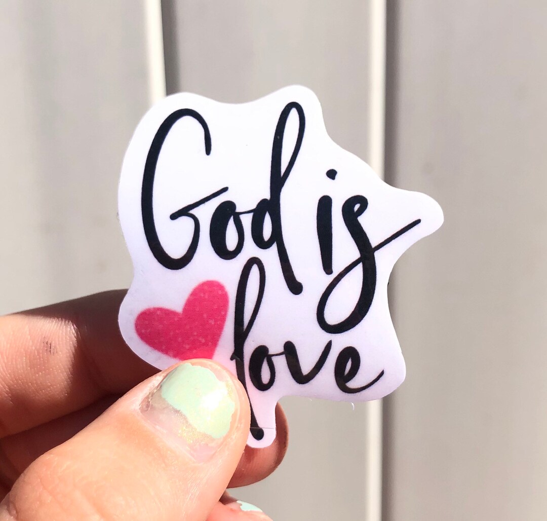 God is Love Sticker - Etsy