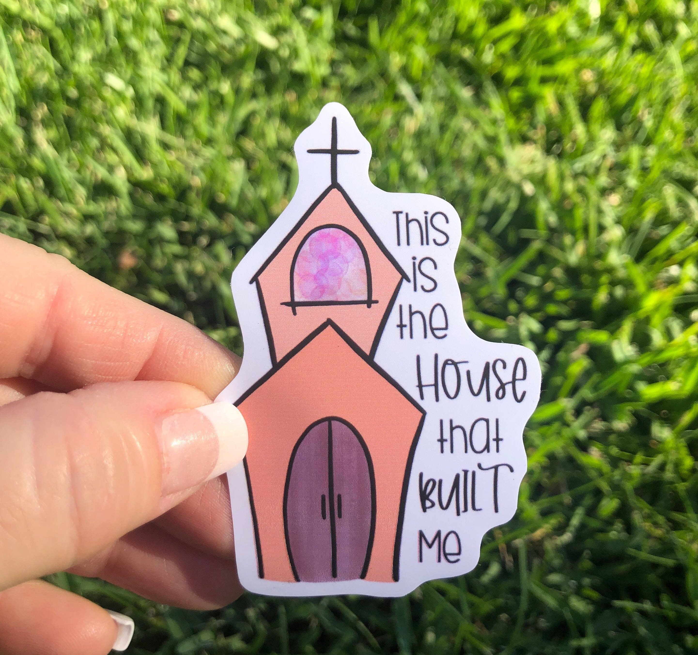 Church Sticker - Etsy