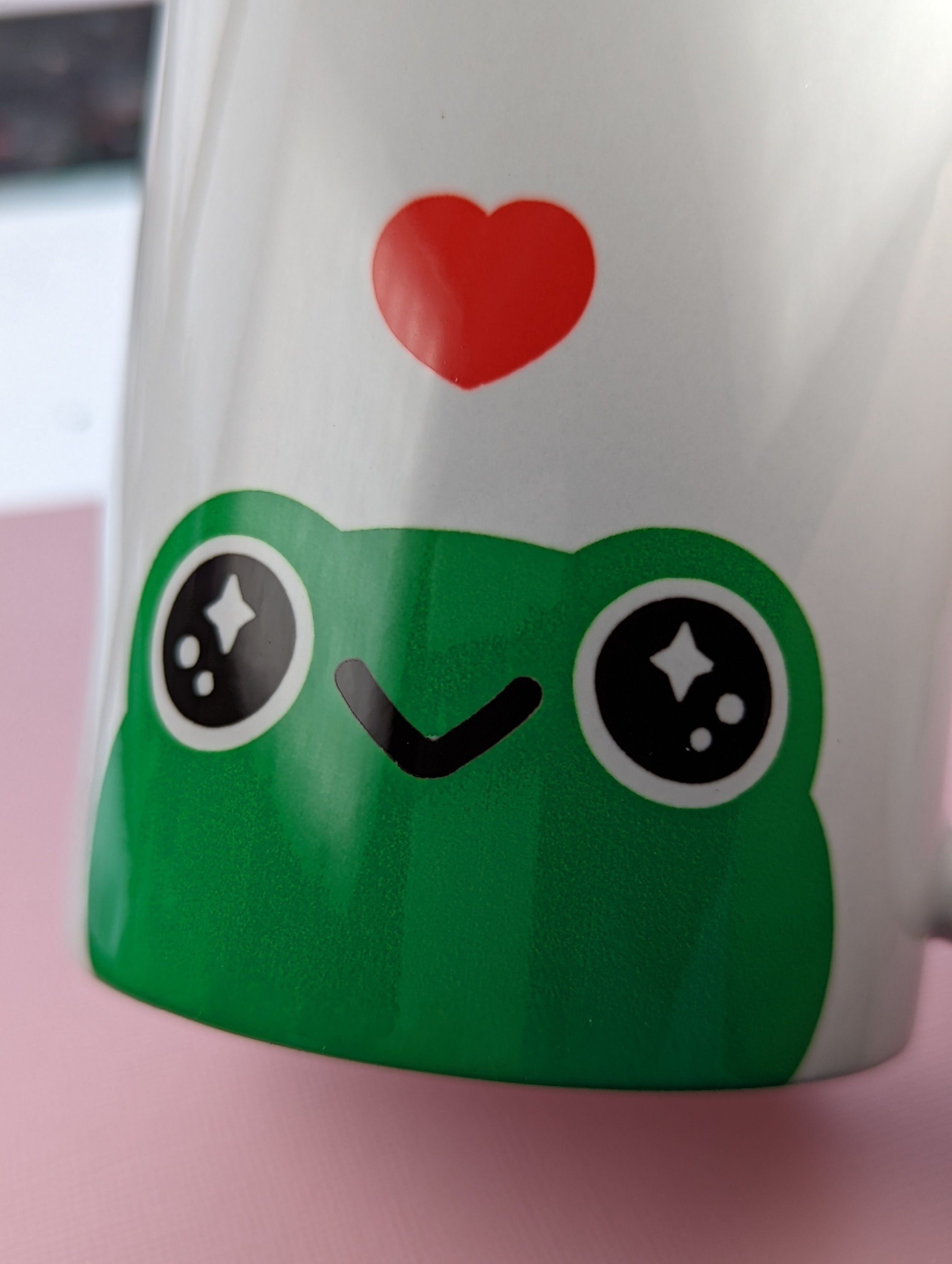 Froggy Mug Kawaii Frog Peeker Coffee Cup Teacup Gift - Etsy