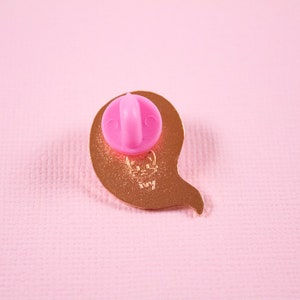 Shy Ghost Hard Enamel Pin Rose Gold Spooky Kawaii Badge - Etsy