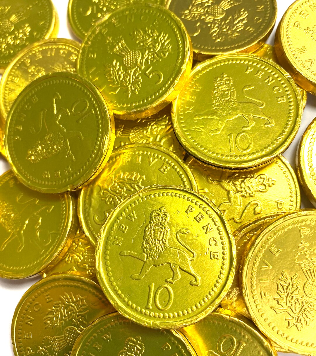 Gold Milk Chocolate Coins 100g Special Offer - Etsy