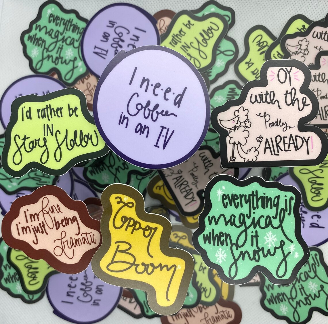 Gilmore Girl Sticker Pack Vinyl Sticker - Etsy