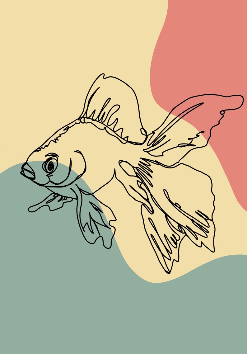 Frank the Fish Sticker - Etsy
