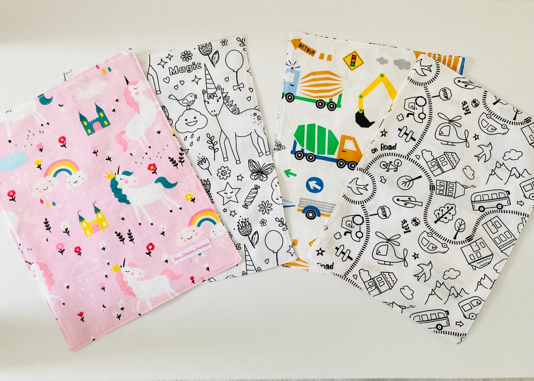 Washable Fabric Coloring Sheet Washable Coloring Pages for Children - Etsy