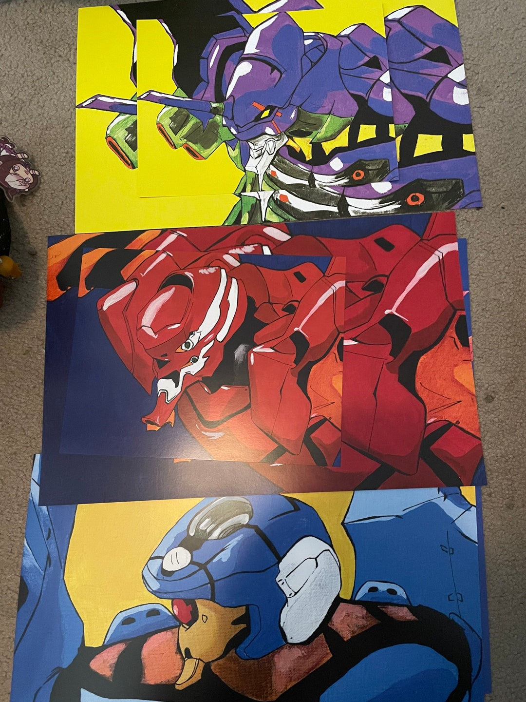 Evangelion Units Prints and Buttons - Etsy