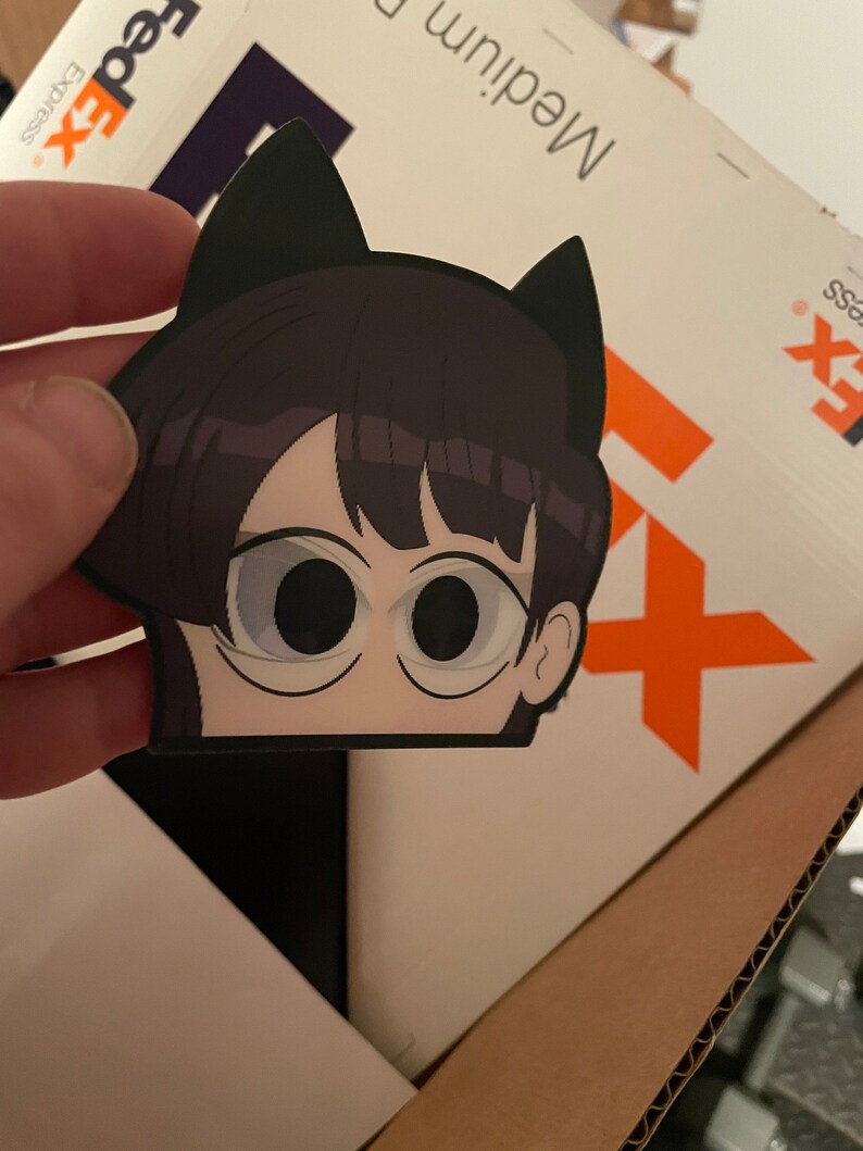 3d Vinyl Car Stickers Komi San Movement Peak Stickers 43 - Etsy