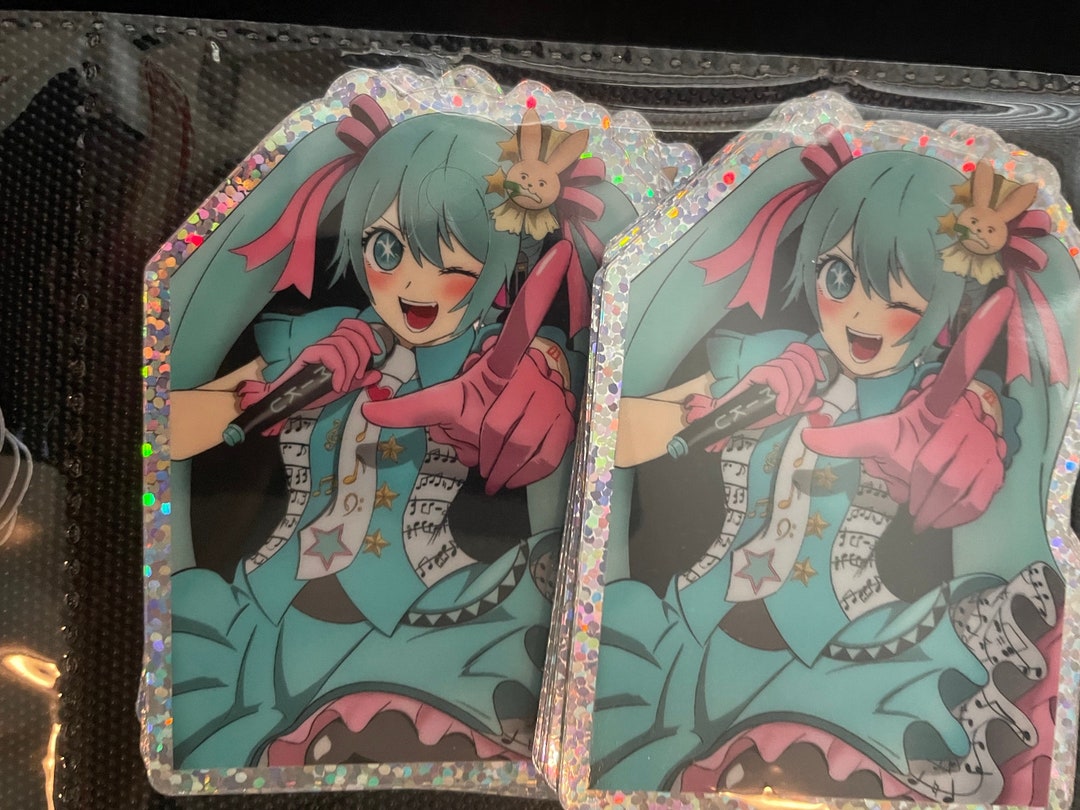 Hatsune Miku Idol Sticker Glitter - Etsy