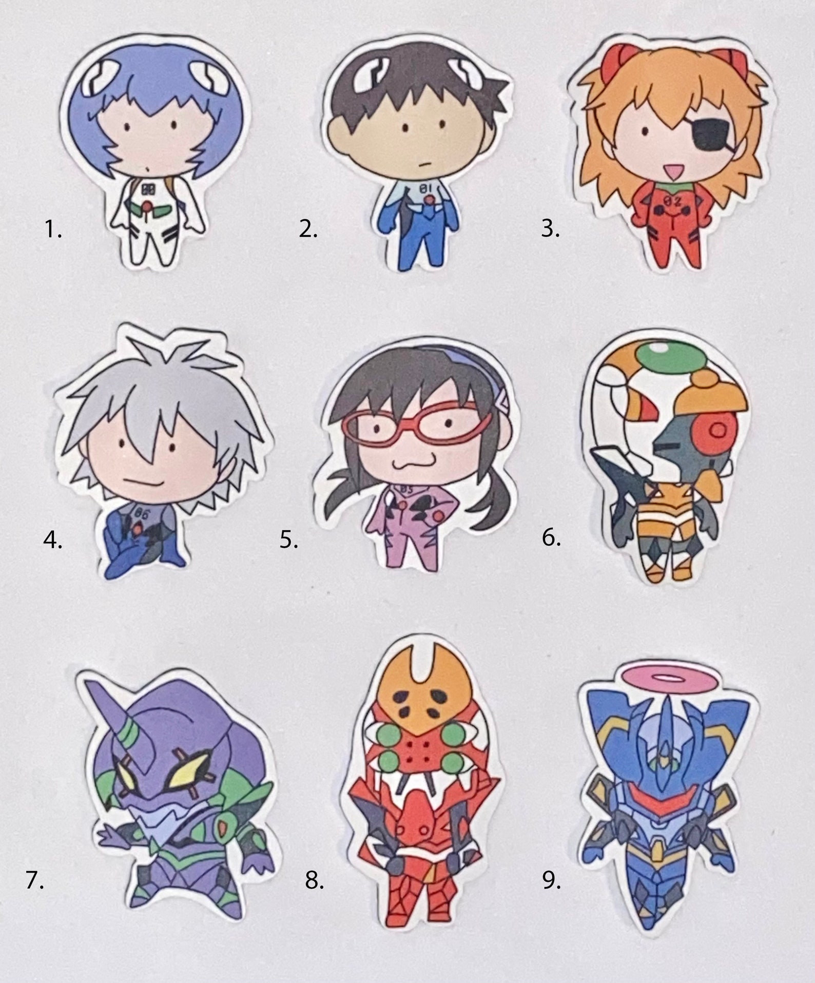 Evangelion Stickers - Etsy UK