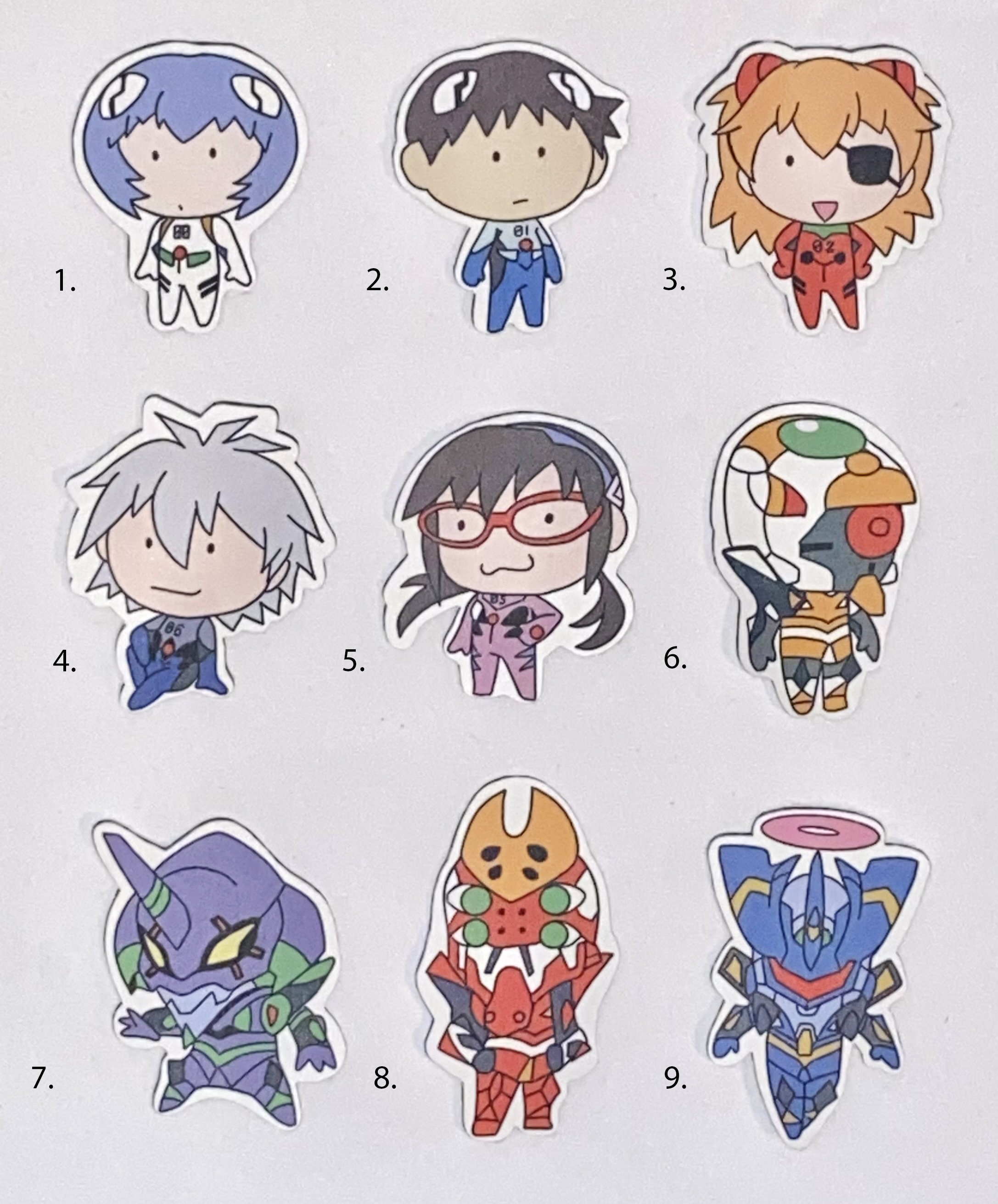 Evangelion Stickers - Etsy UK