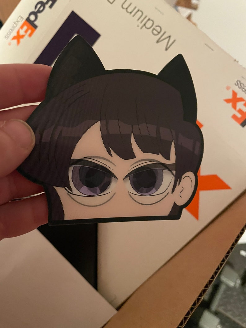 3d Vinyl Car Stickers Komi San Movement Peak Stickers 43 - Etsy